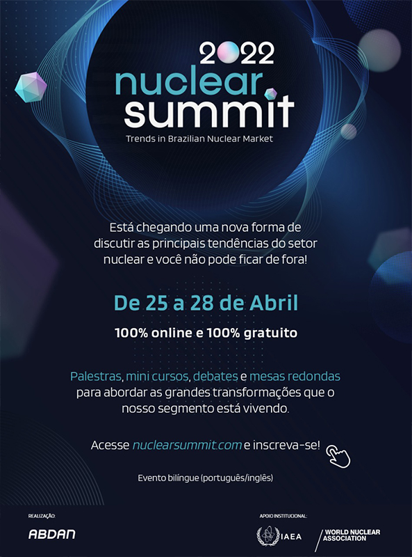 Amazul estará presente no 2022 Nuclear Summit | Marinha do Brasil